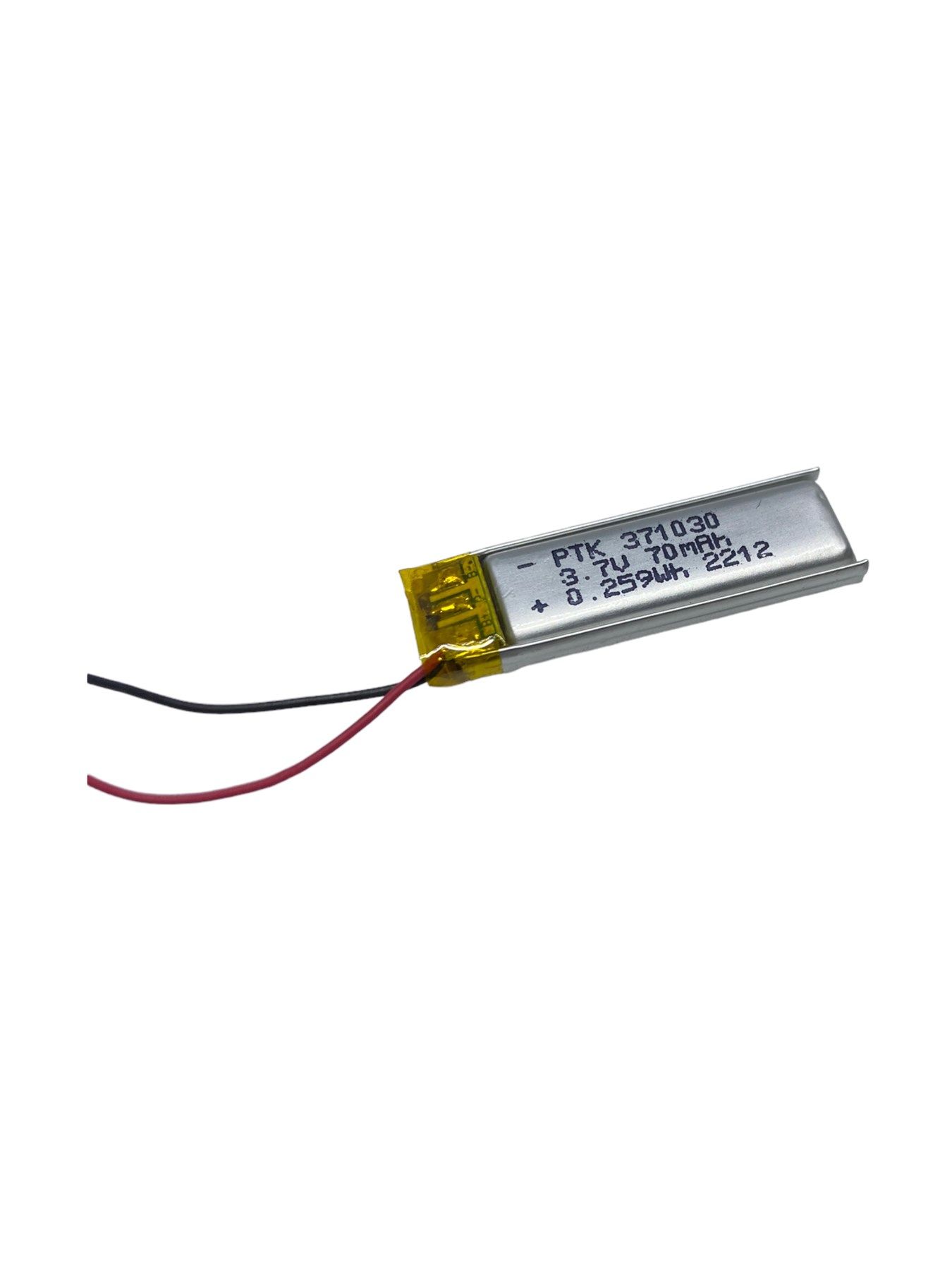 Lityum Polimer Lipo 3.7 V 1S Lipo Batarya-Pil 70 mAh 371030 0.259Wh ...
