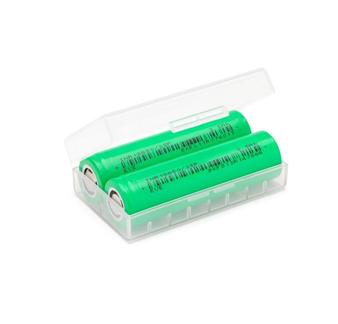 EVE 18650 3.7V (Volt) 2500 MaH 25P Lityum Şarj edilebilir 1 Adet Pil(Batarya) Pil Kutusu ...